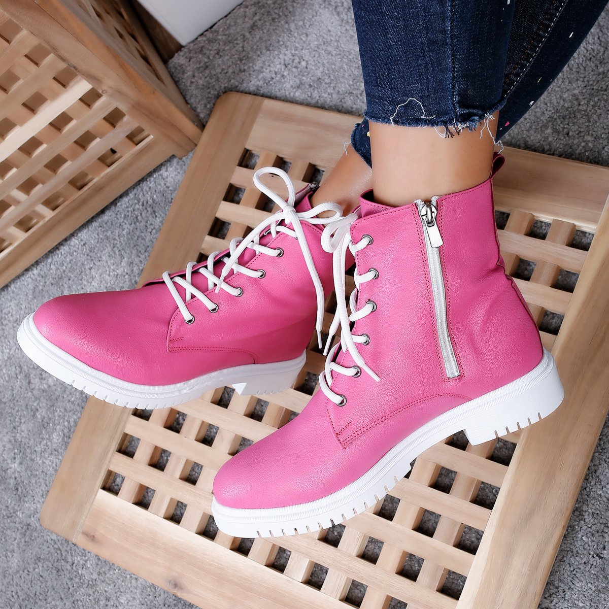 Ghete dama Zara - Fuschia | MoXo Romania