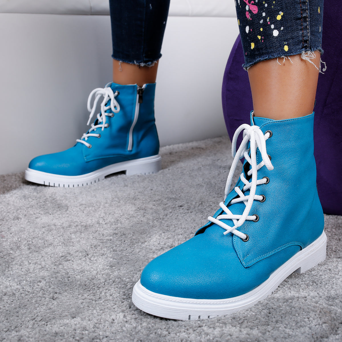Ghete dama Zara - Blue